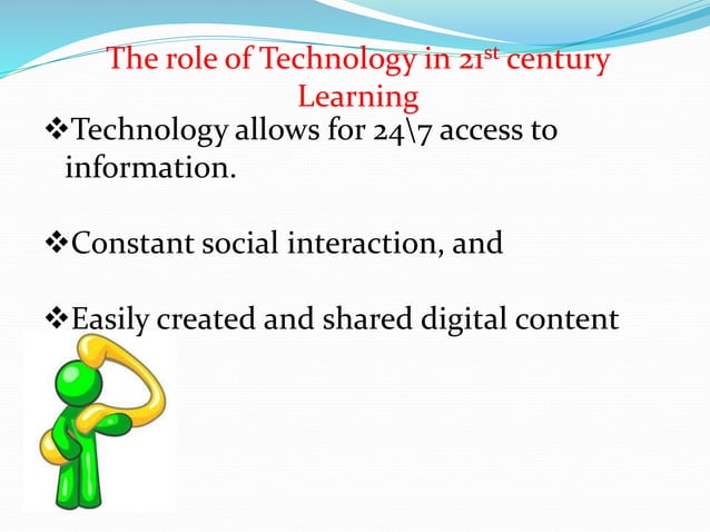roles and functions of technology in the 21st century education | PPT