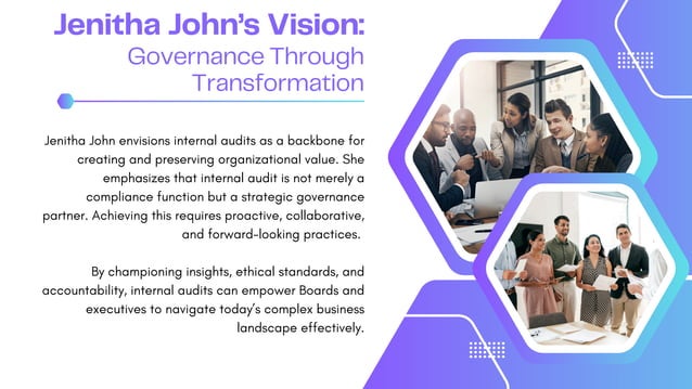 Jenitha John on Auditing, Growth, and Governance | PDF