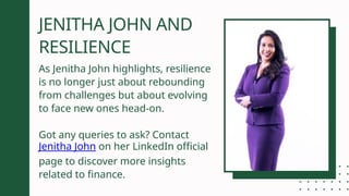 Jenitha John 5 Tips To Reimagine Resilience | PPTX | Business ...