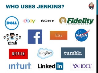 Jenkins is an open source automation server. It helps automate the parts of software development ...