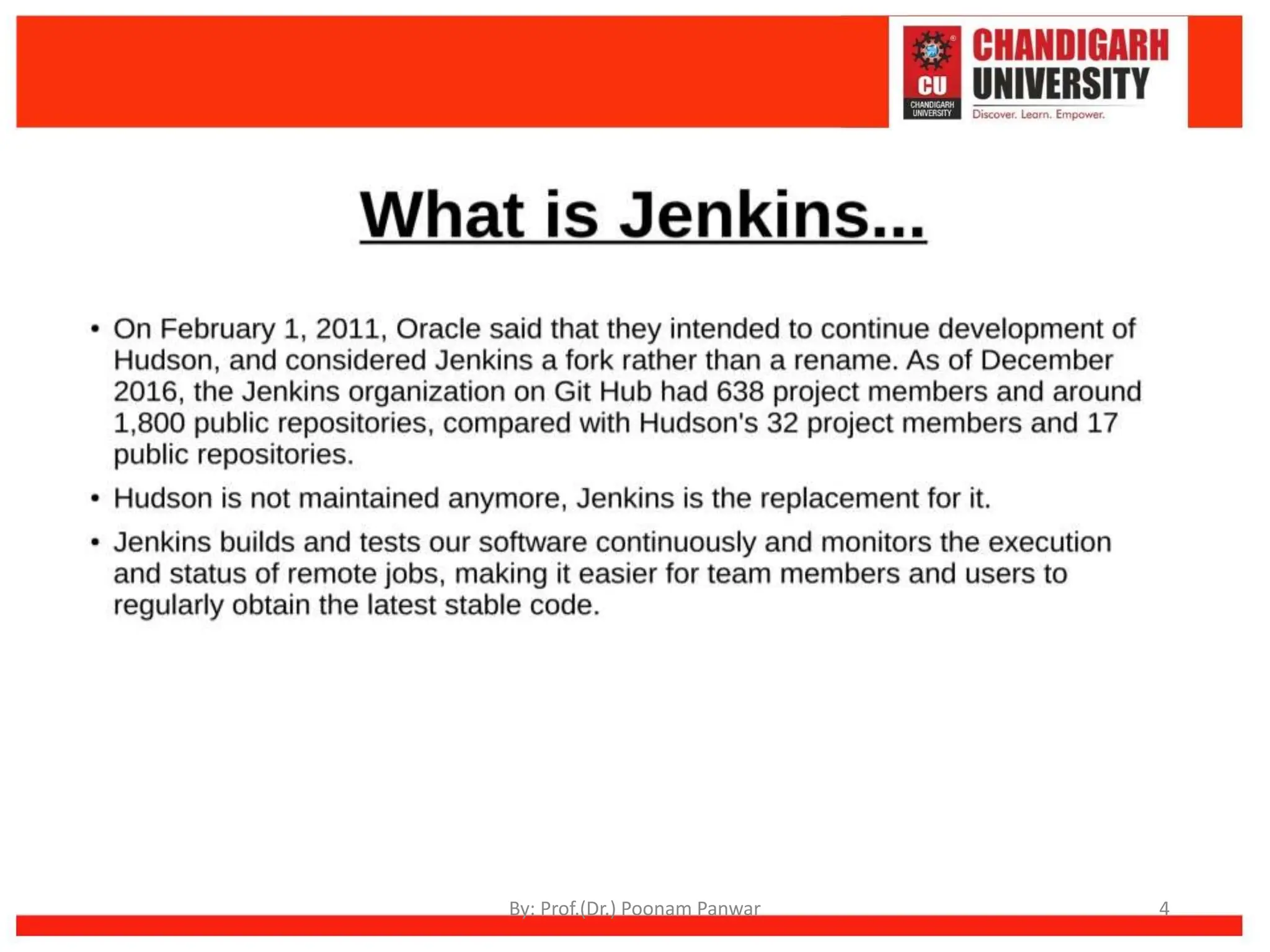 An Introduction To Jenkins In Devops Process Ppt