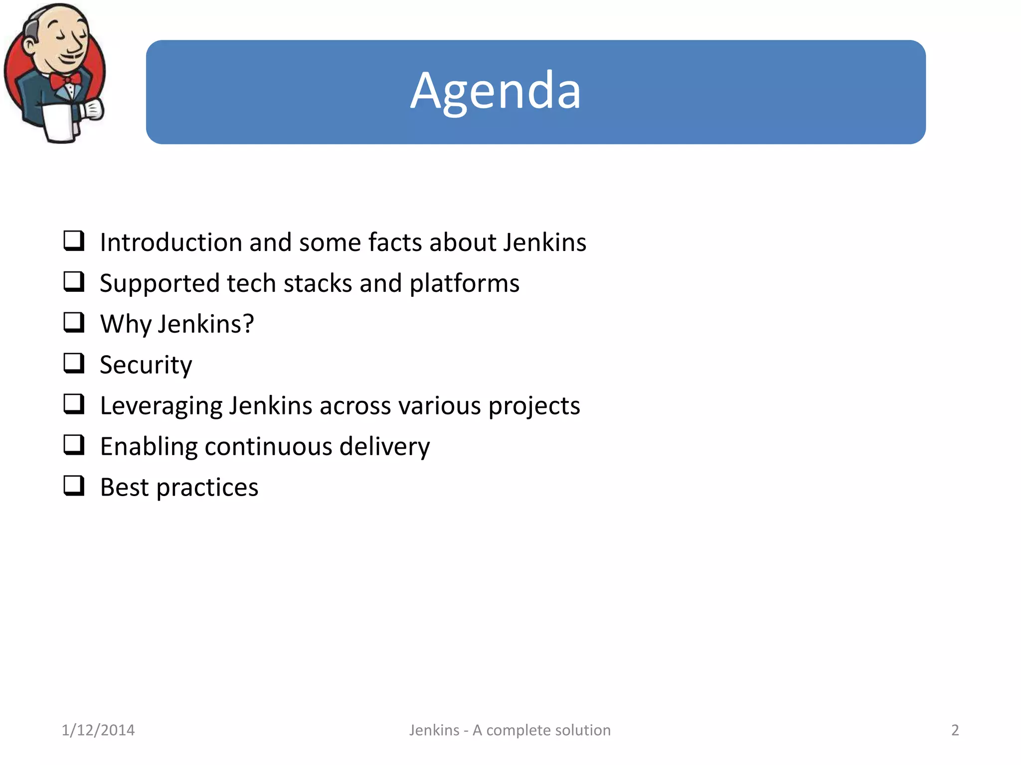 Jenkins - From Continuous Integration to Continuous Delivery | PPTX