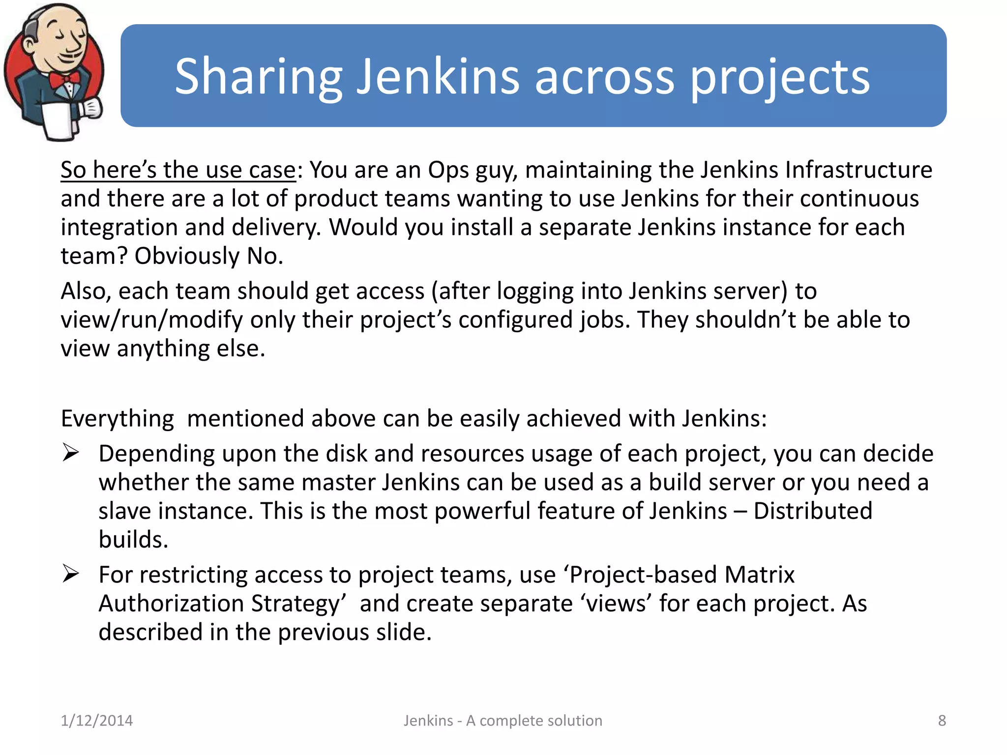 Jenkins - From Continuous Integration to Continuous Delivery | PPTX