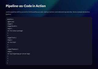 Jenkins: An open-source automation server powering CI/CD Automation | PDF