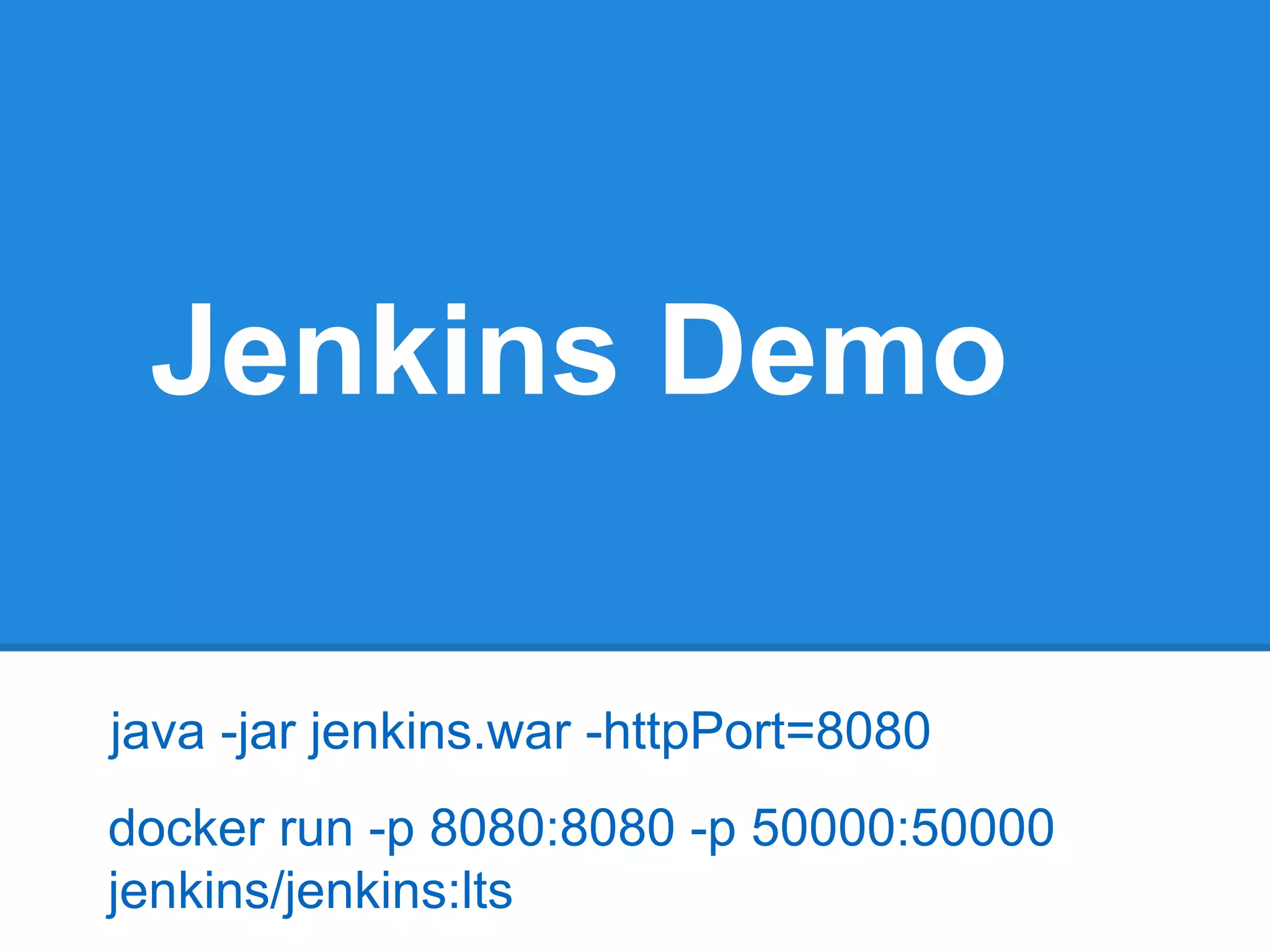 Jenkins presentation | PPTX