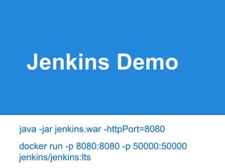 Jenkins presentation | PPTX