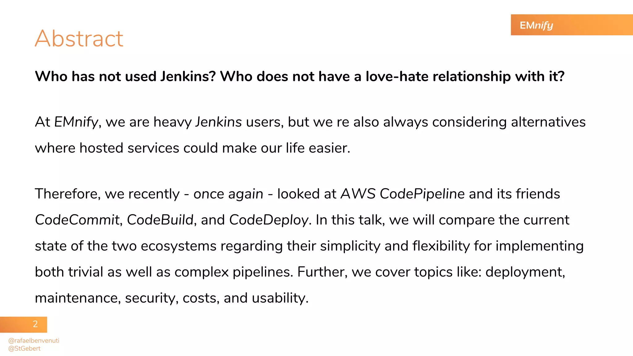 Jenkins vs. AWS CodePipeline | PDF