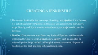 Jenkins advance topic | PPTX | Cloud Computing | Internet