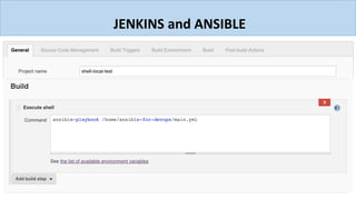 Jenkins and ansible reference | PDF | Operating Systems | Computer Software and Applications