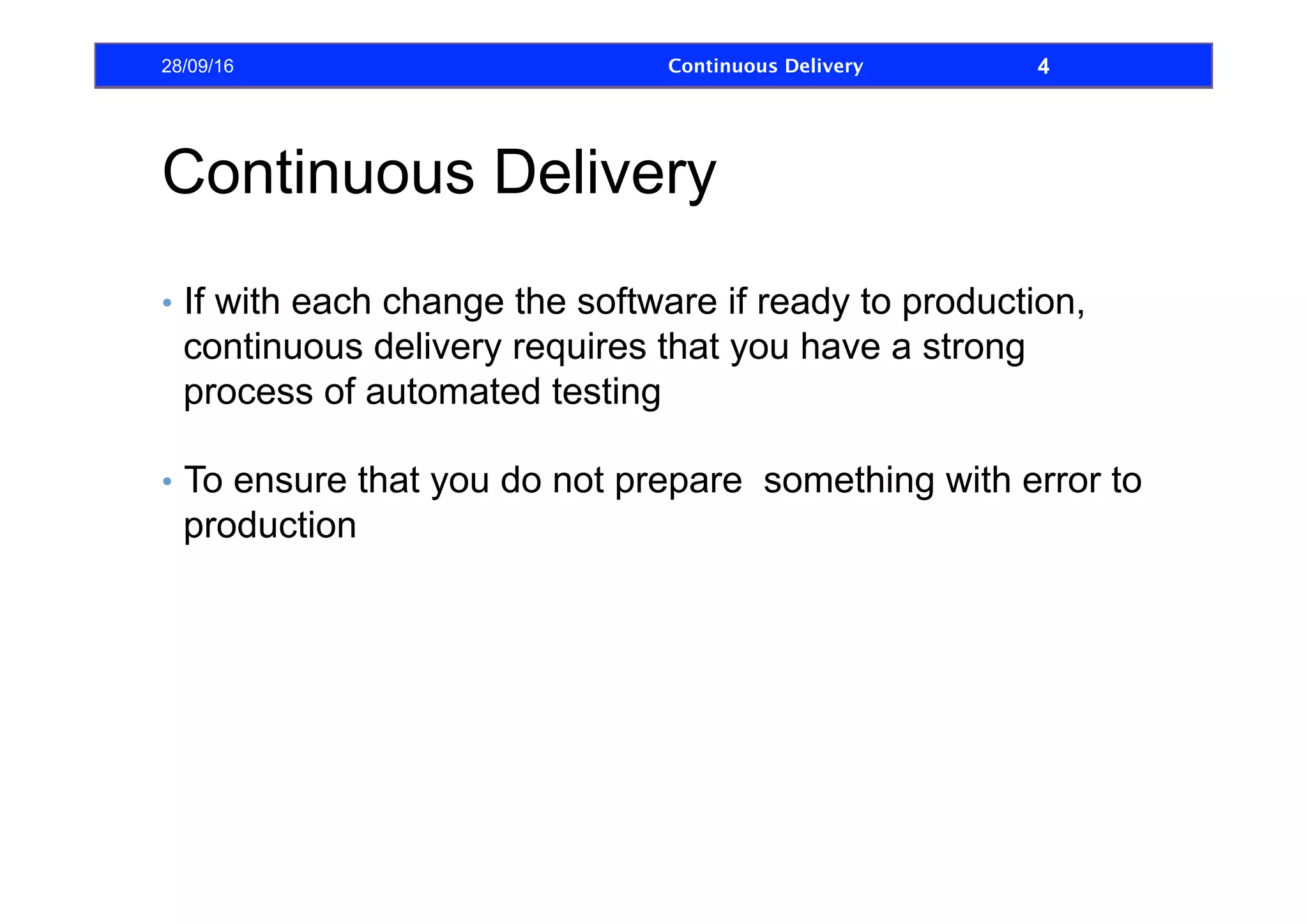 Jenkins Continuous Delivery | PDF