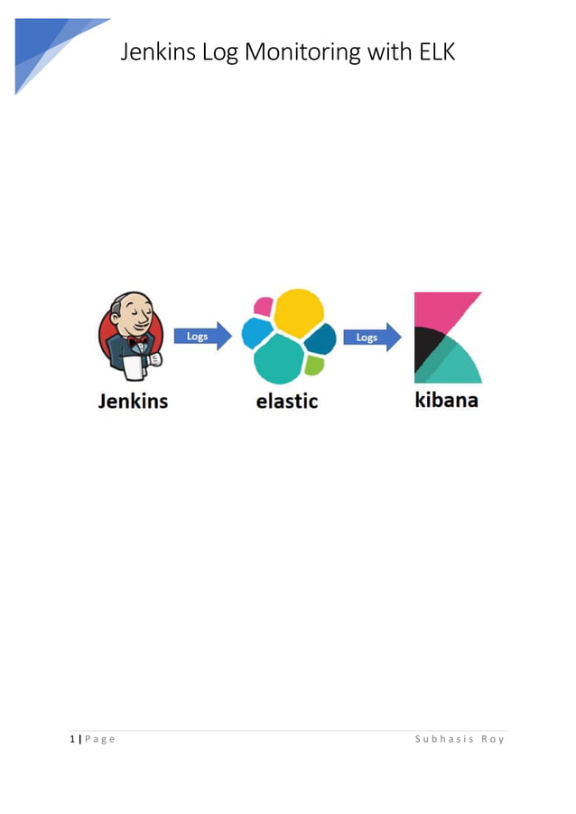Jenkins log monitoring with elk stack | PDF