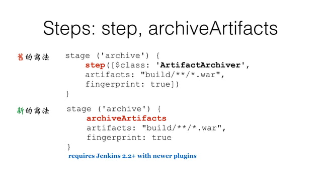 JCConf2016 Jenkins Pipeline | PPT