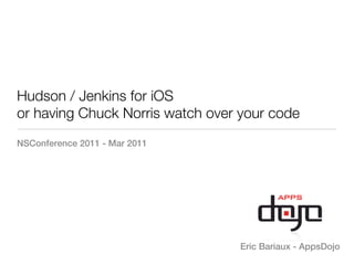 Using Jenkins with iOS projects | PPT