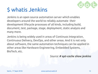 Build an Awesome CI/CD with Jenkins | PPT