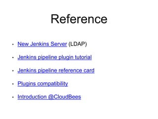 Jenkins & scriptable build | PPT