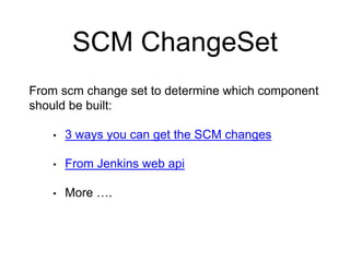 Jenkins & scriptable build | PPT