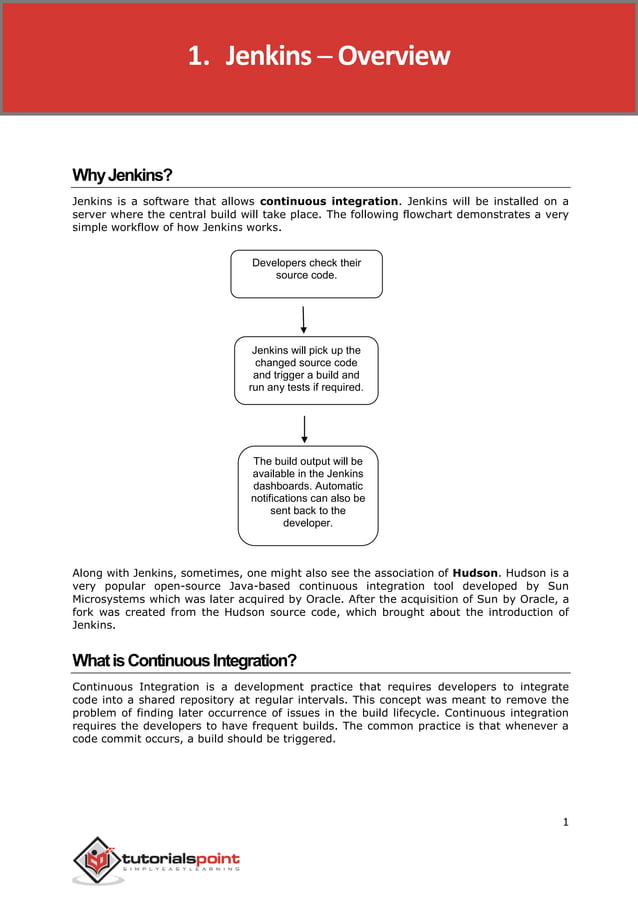 Jenkins tutorial | PDF