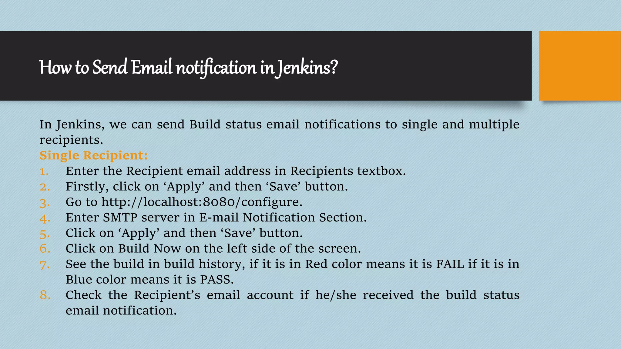 Jenkins tutorial for beginners | PPTX