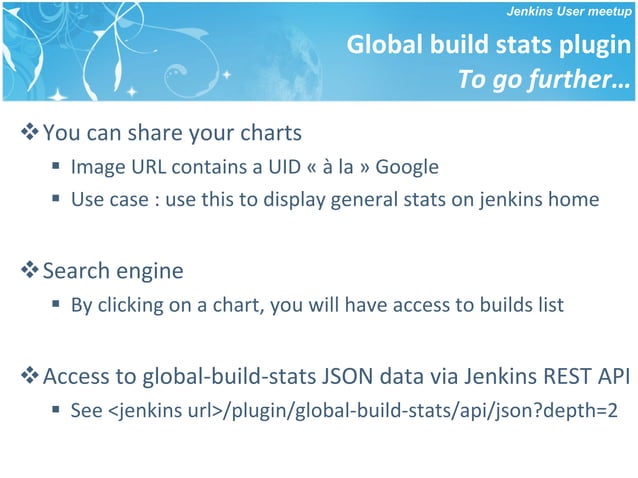 Jenkins users meetup plugins overview | PPT