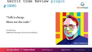 Jenkins plugin for Gerrit Code Review pipelines | PPTX