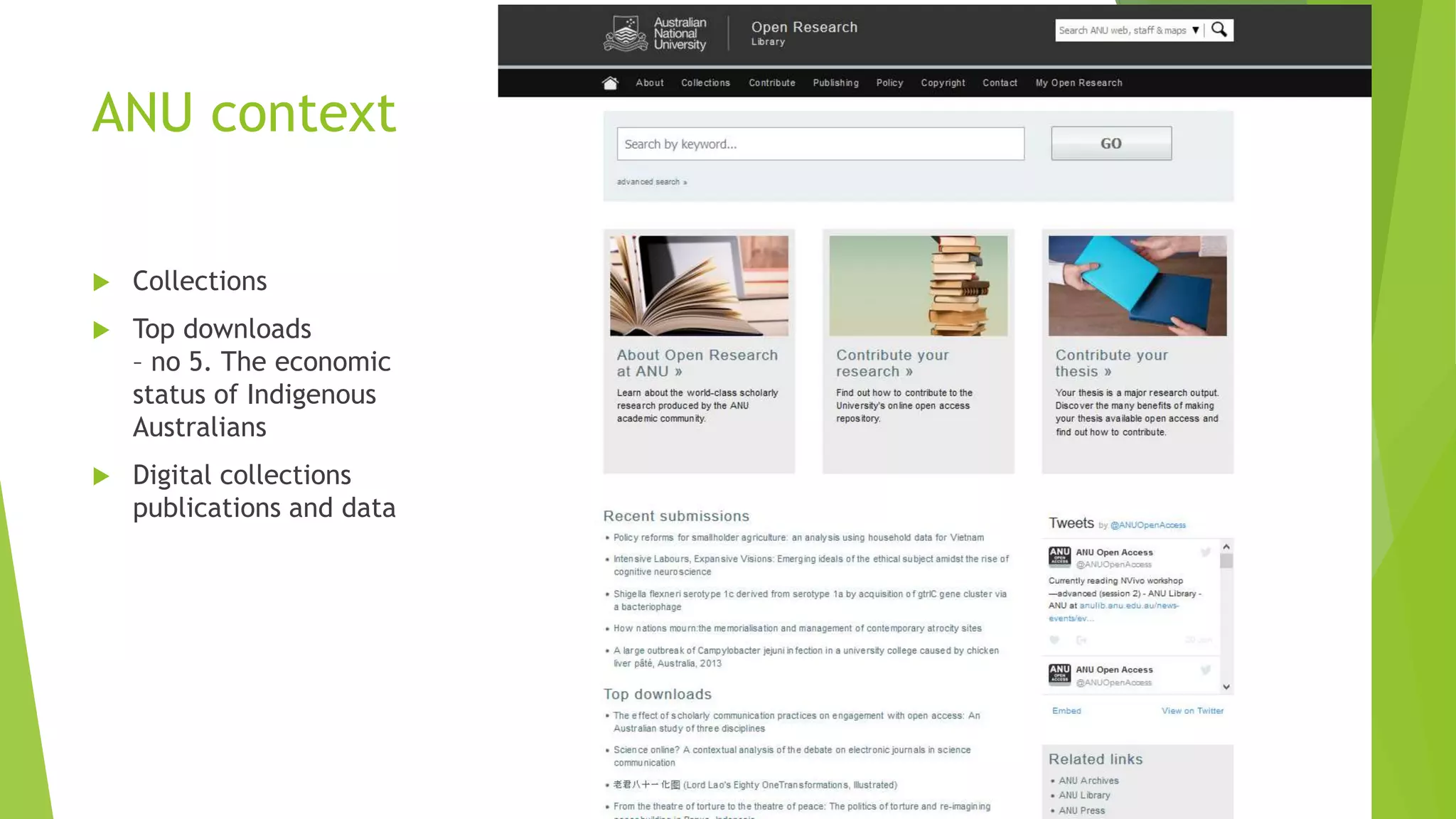 Charting the Future - Ms Heather Jenks, ANU | PPT