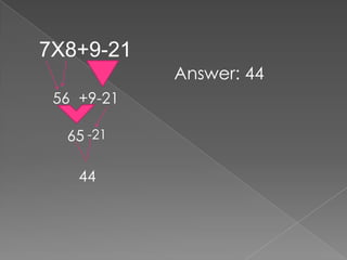 Jenna's math equations | PPTX | Games and Puzzles | Hobbies & Interests