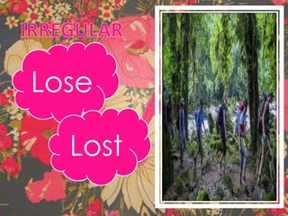 Regular and Irregular verbs | PPTX