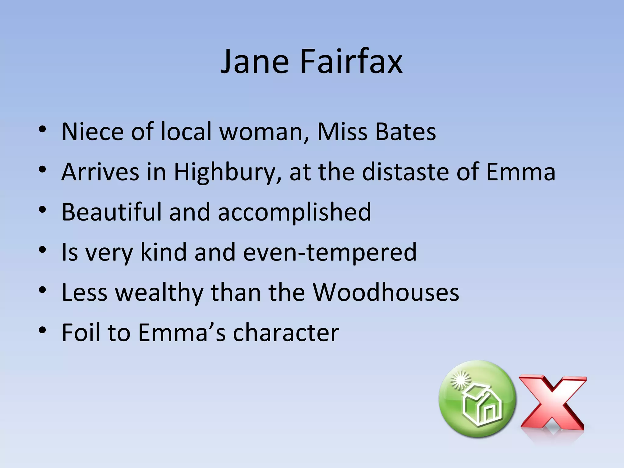 Emma by Jane Austen: A Character Guide | PPT