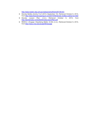 Relative Density Lesson Plan | DOCX