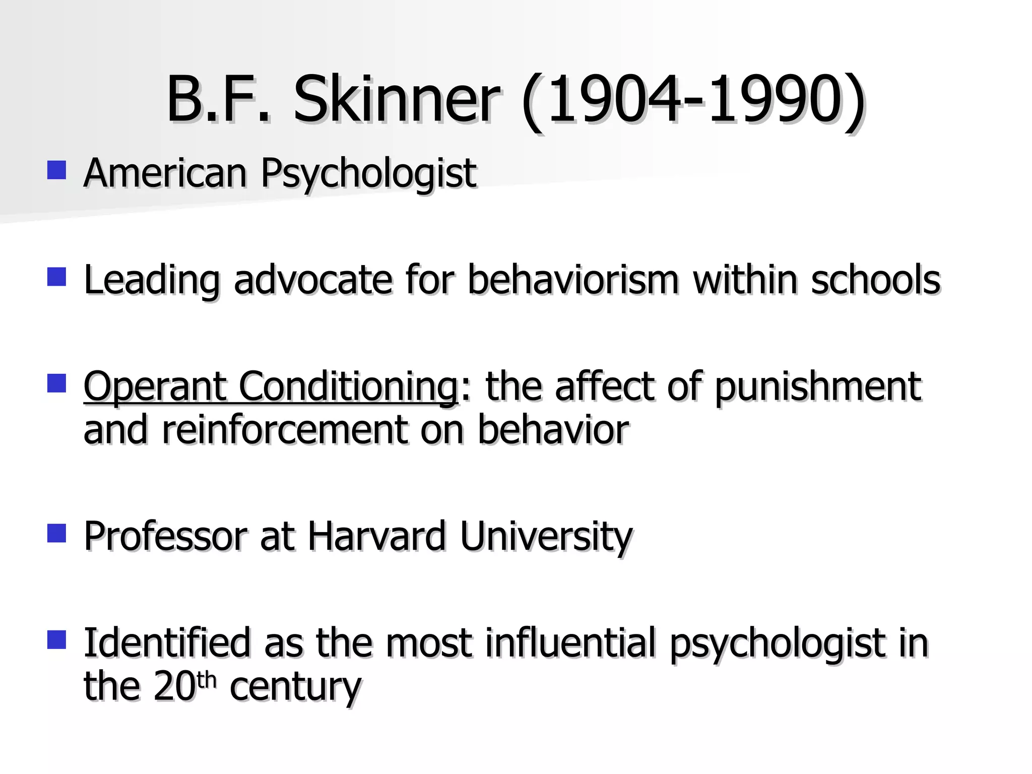Behaviorism Theory | PPT