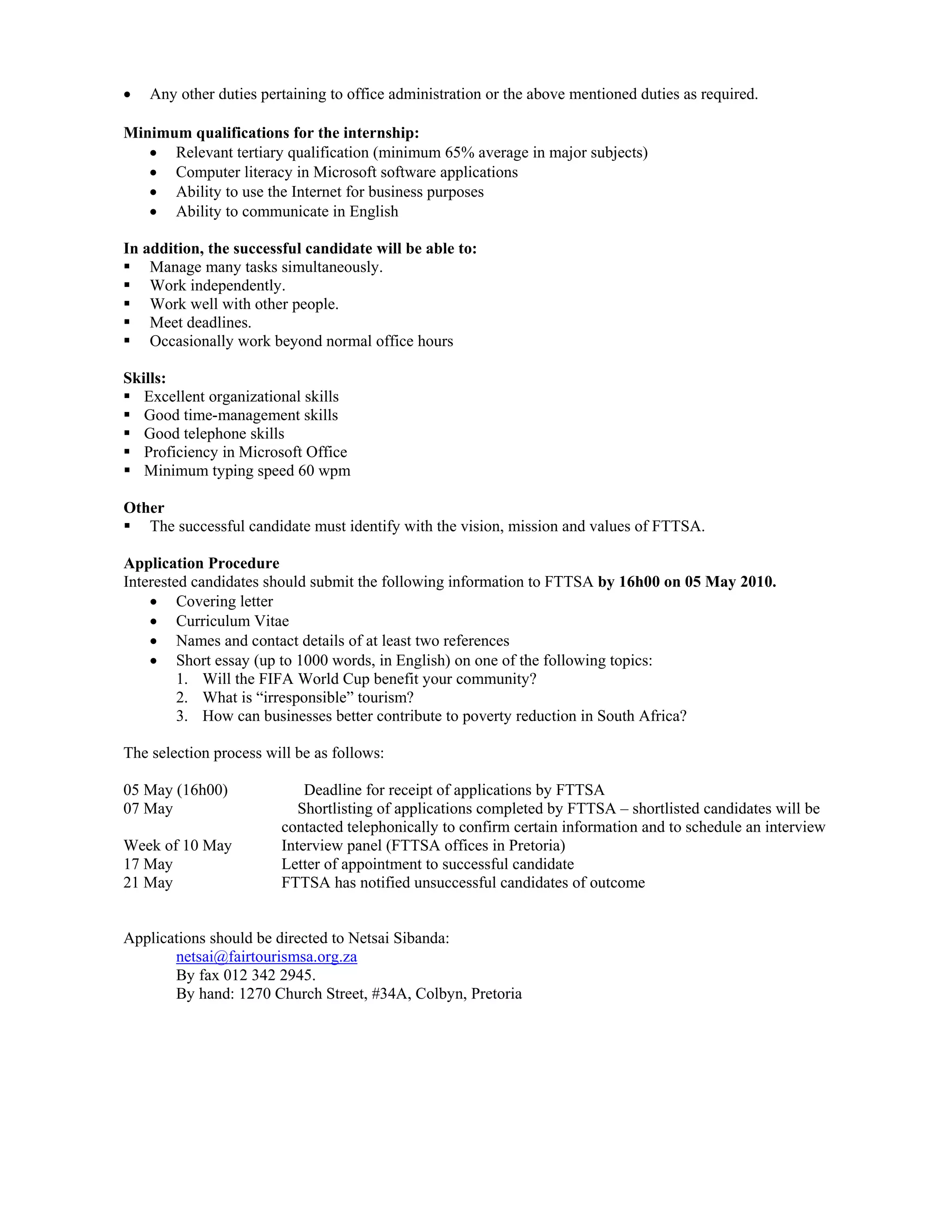 Jennifer caldwellinternship | PDF