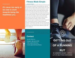 Jennifer Heiner Running Tips_2.pptx