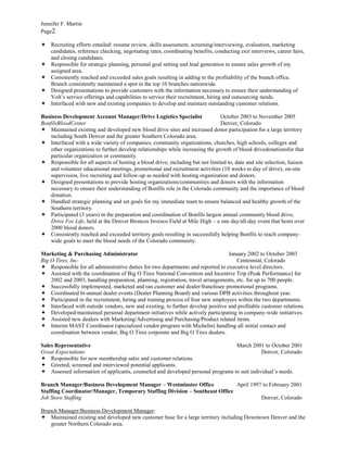 Jennifer Martin Resume 2012 | DOCX