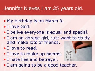 Jennifer Nieves Teed | PPT