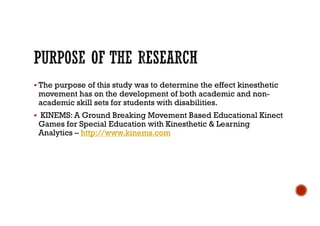 Kinems Embodied Learning Games to increase Skill Development | PDF