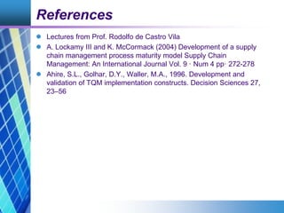 [Jennifer]Summary of the paper about Quality management into the supply ...