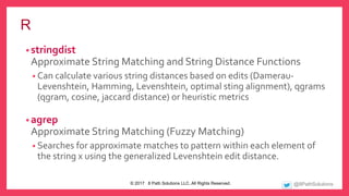 Fuzzy Matching to the Rescue | PPT
