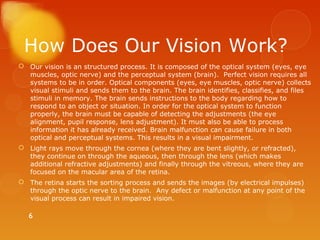 Severe Vision Impairment | PPT