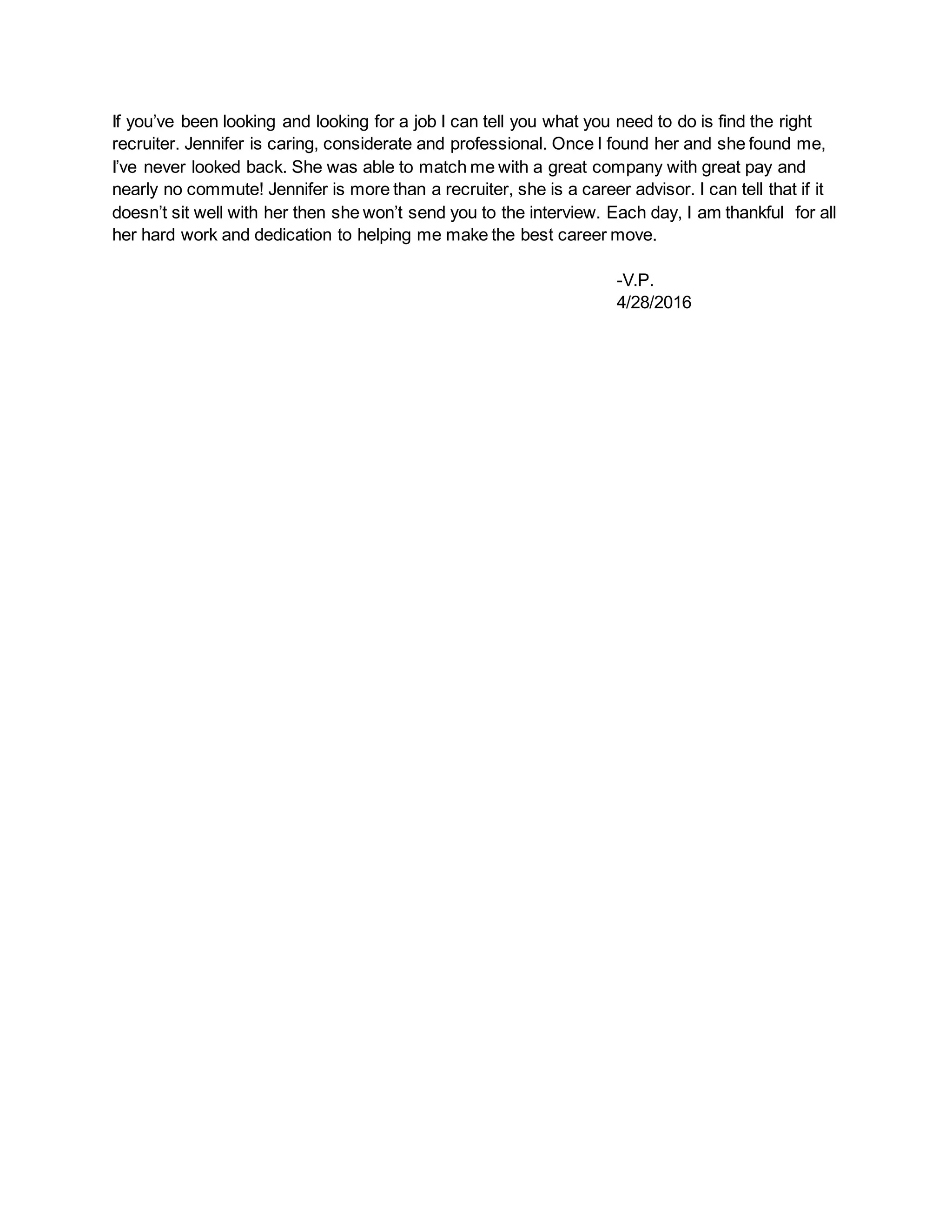 Jennifer's recommendation | DOCX