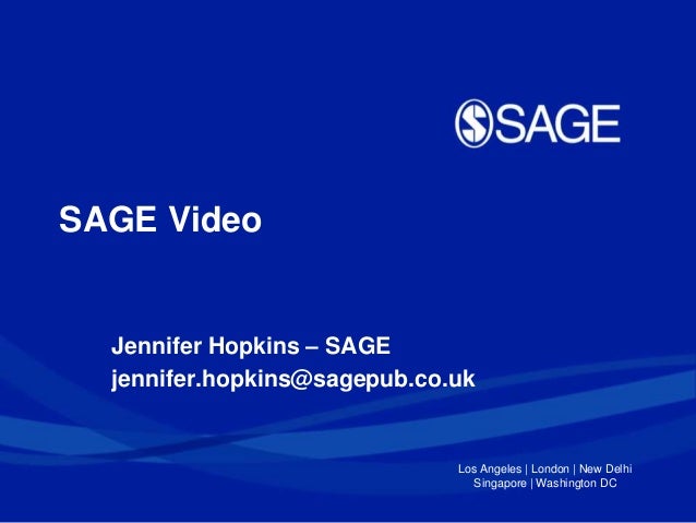 Sage Publication Slides: ALA 2015 Midwinter Tech Wrap-Up