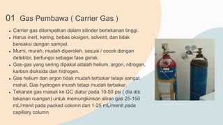 Jennifer wijaya kel2 parameter gc dan komponen gc ms | PDF