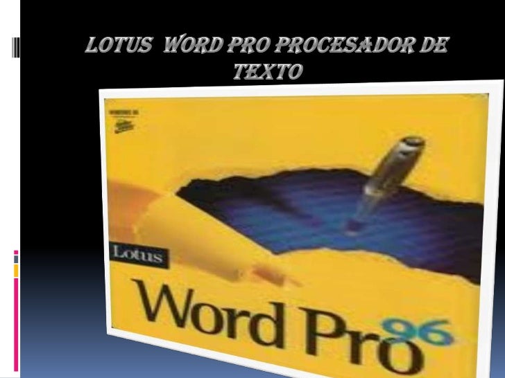 Lotus Word Pro Logo