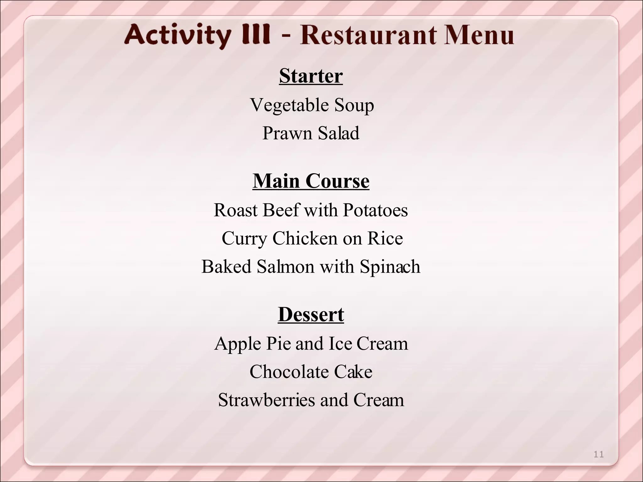 Jenny Food | PPT