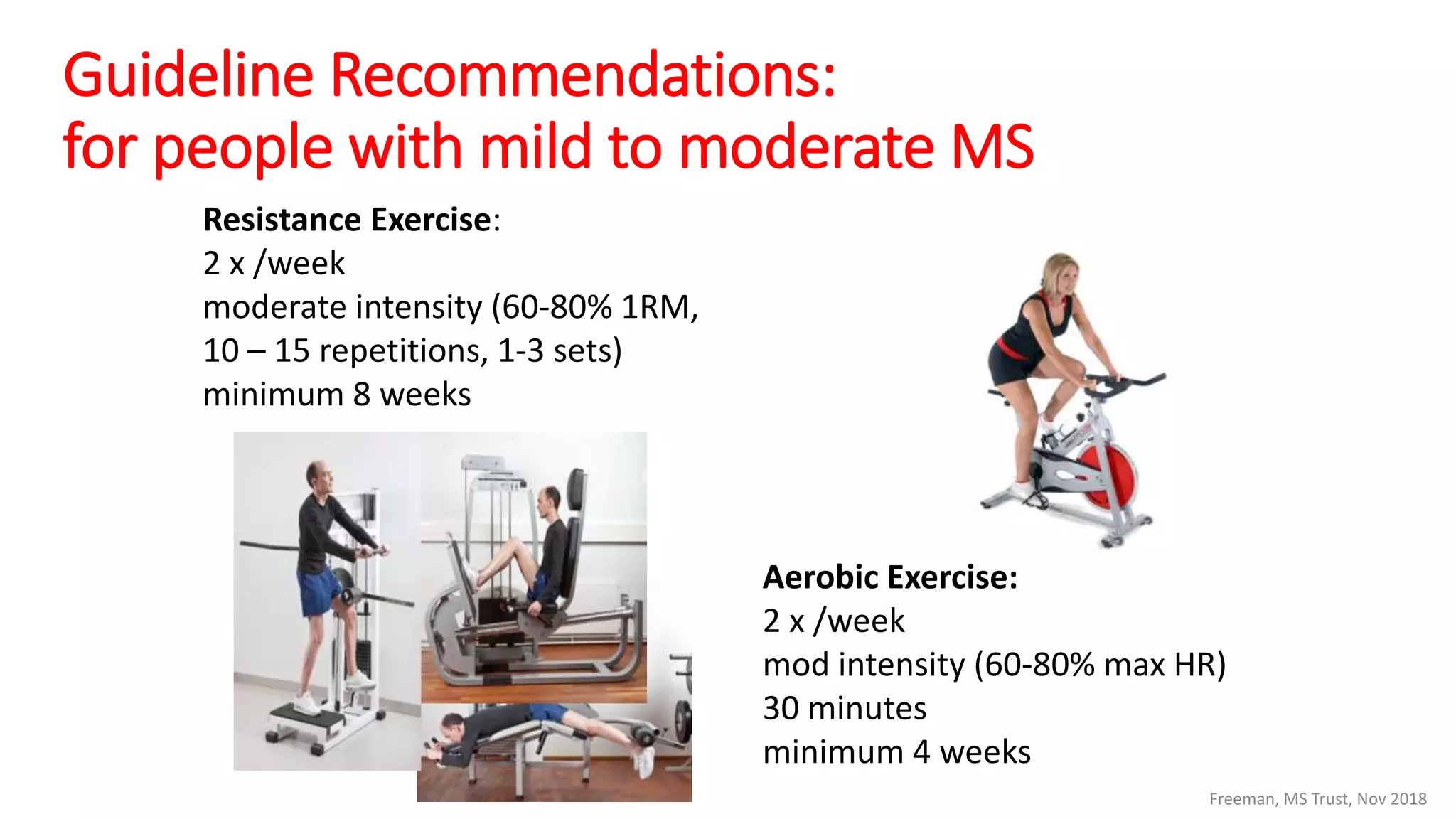 Jenny Freeman - Exercise and Physical Activity | PPTX