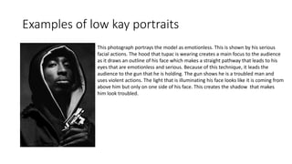 Jenny low key portraits | PPTX