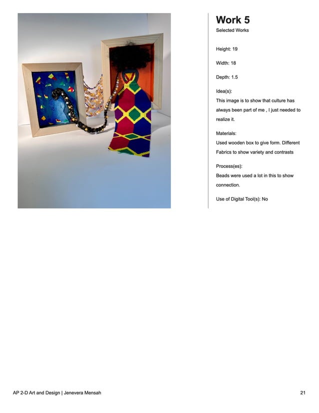 2025 AP ART 2D Design Portfolio Jennie- Score 3 | PDF