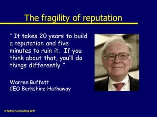 Reputational Risk | PDF