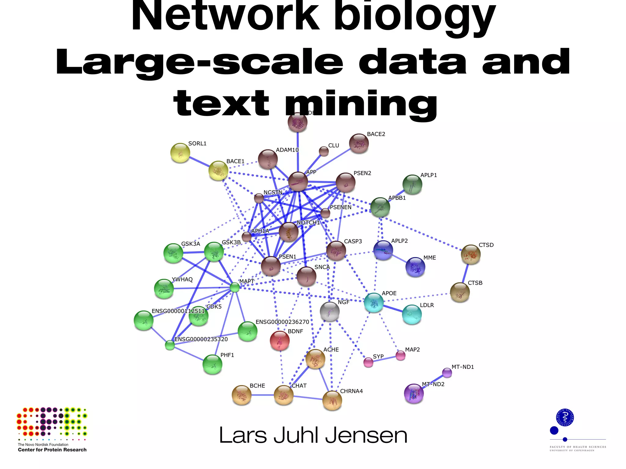 Network biology: Large-scale data and text mining | PPT