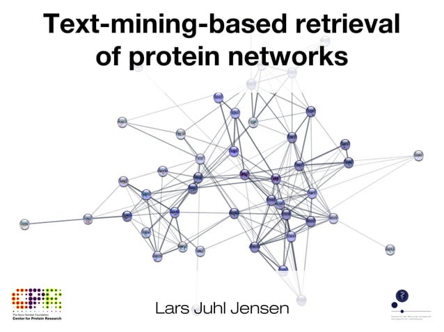 Text-mining-based retrieval of protein networks | PPT