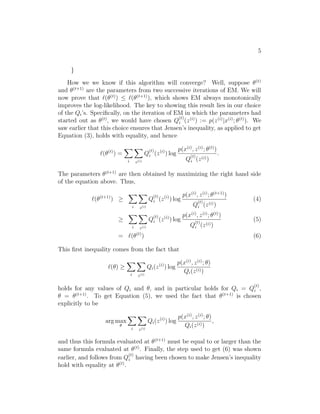 Jensen's inequality, EM 알고리즘 | PDF